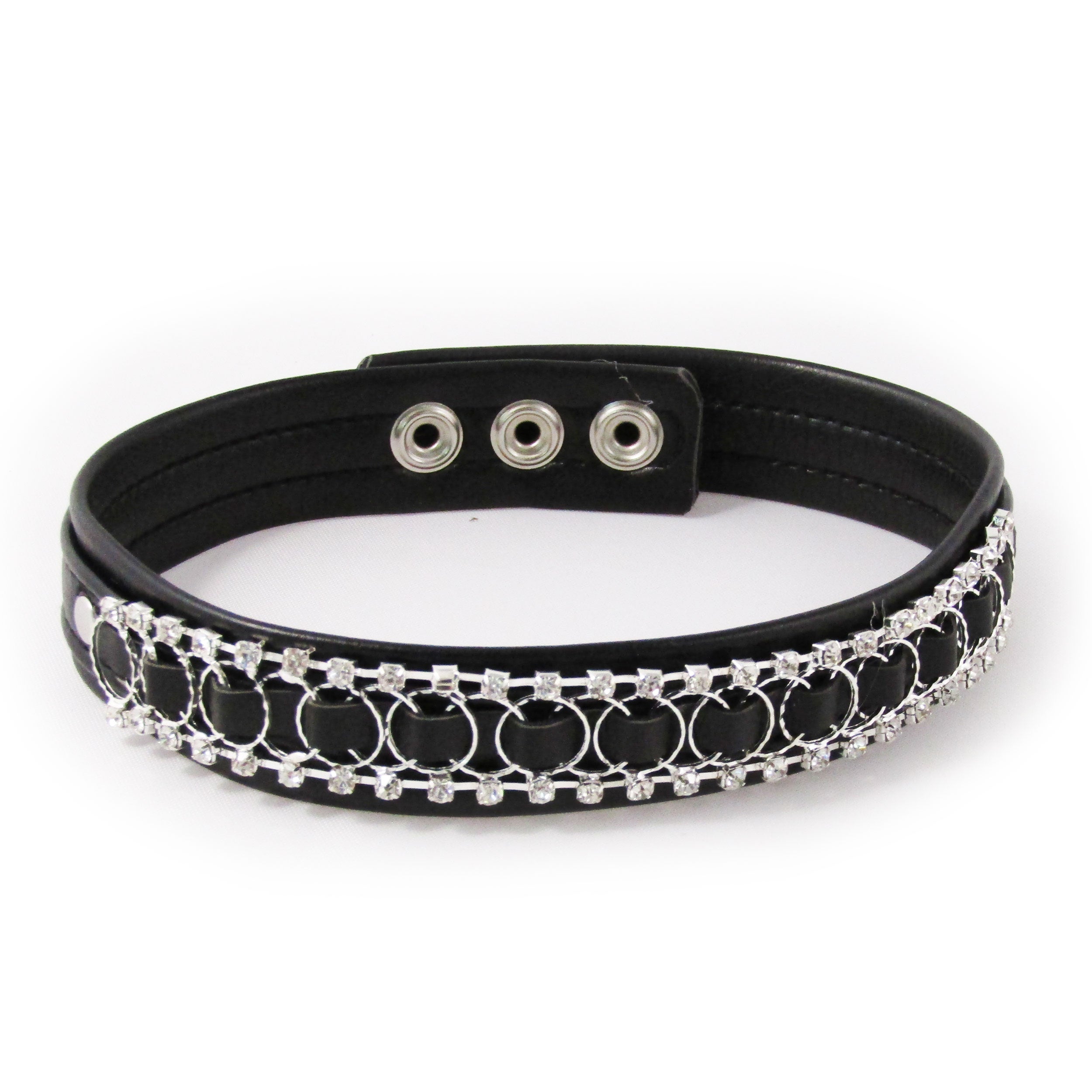 Get the Fetish Pleasure Play Thin Stylish Collar Only at Castle Megastore