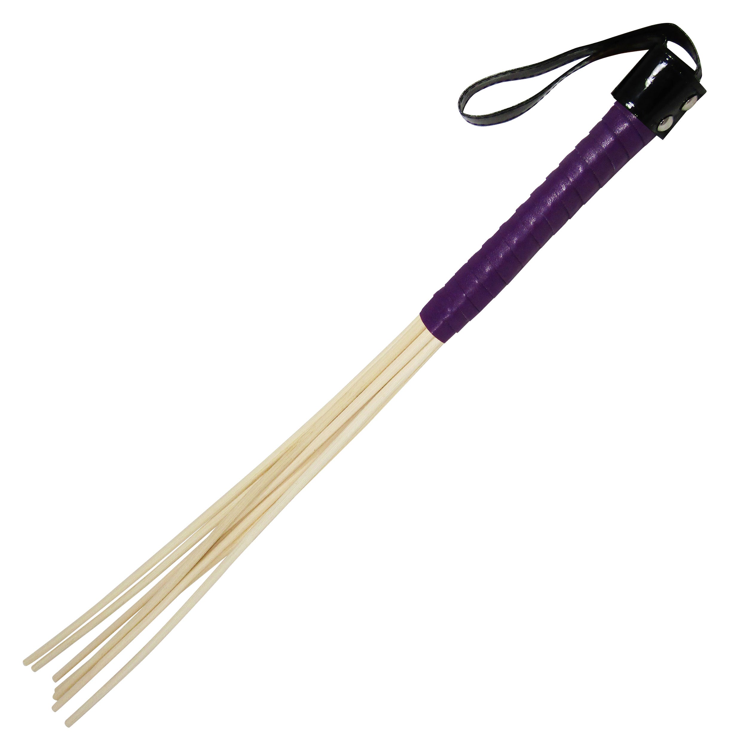 Get the Fetish Pleasure Play Cane with 8 Rattans - Purple Handle Only ...