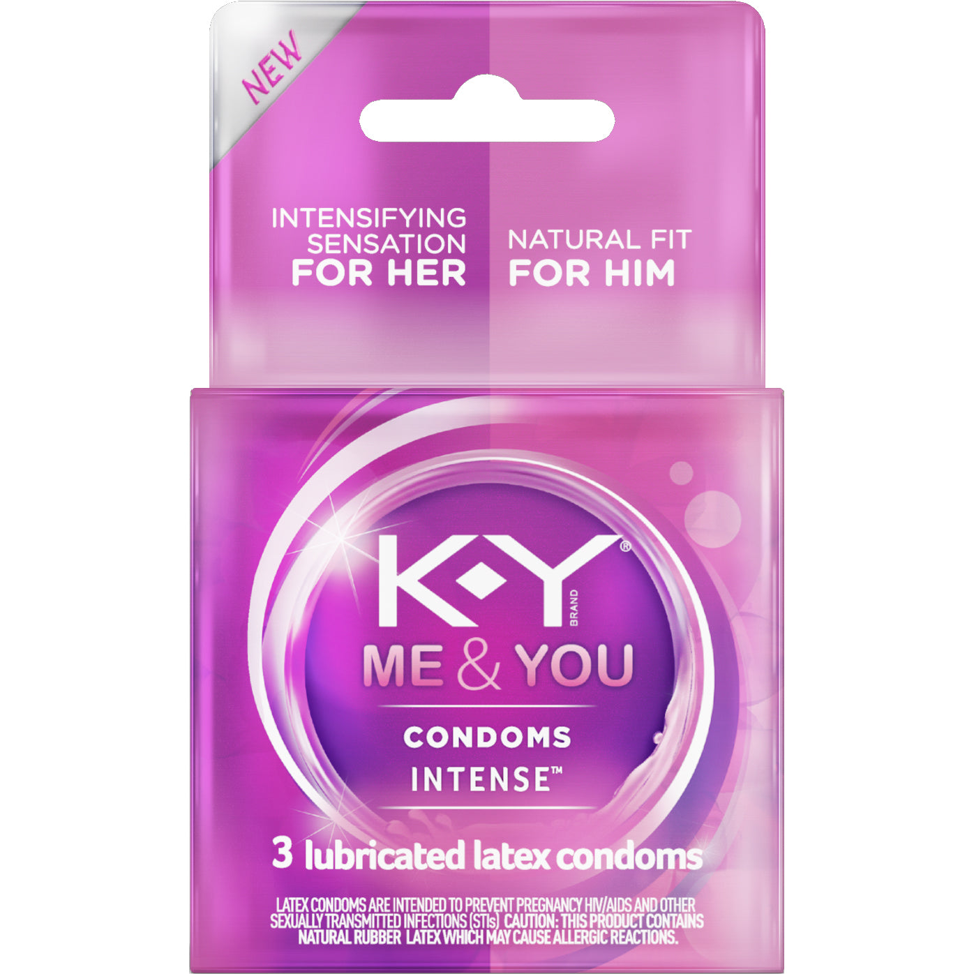 Get the K-Y Me & You Intense Lubricated Latex Condoms - 3 pk at Castle ...