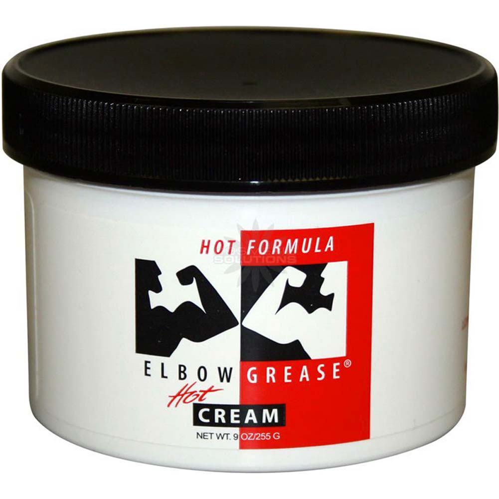 Get the Elbow Grease Hot Cream Lube - 9oz at Castle Megastore