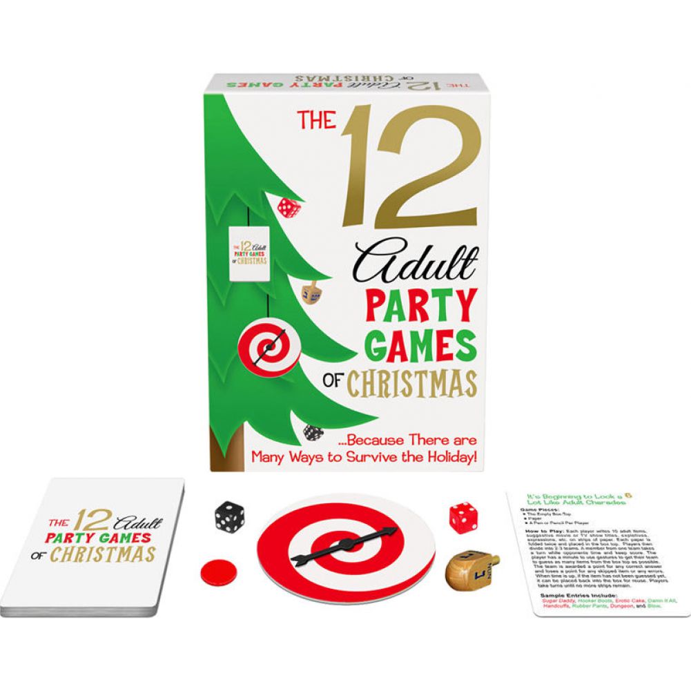 Get the 12 Adult Party Games of Christmas at Castle Megastore